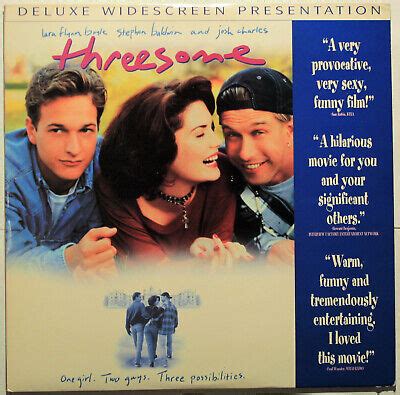 Threesome 1994 Laserdisc Deluxe Widescreen Presentation Ebay Uk