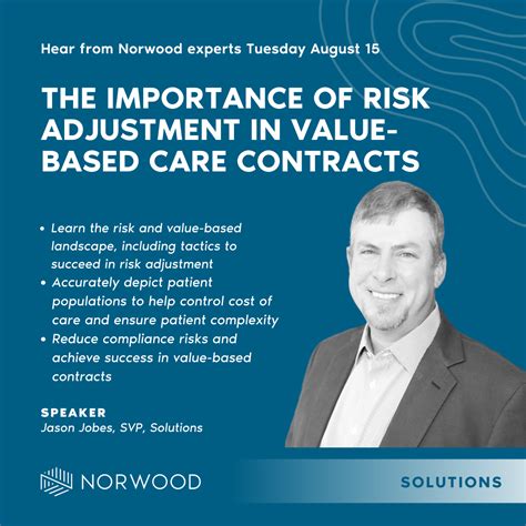 The Importance Of Risk Adjustment In Value Based Care Contracts Norwood