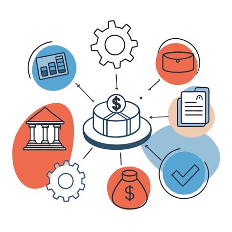 Asset Management Vector Illustration Line Circuit Premium Ai