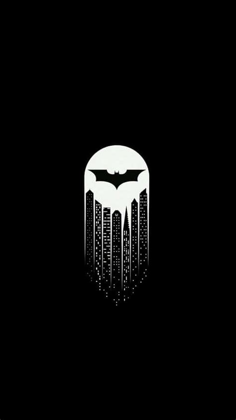 Batman Symbol Cityscapei Phone Wallpaper Wallpaper Wallpapersok