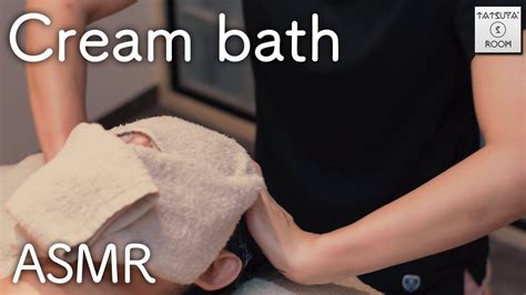 【asmr】cream Bath Youtube