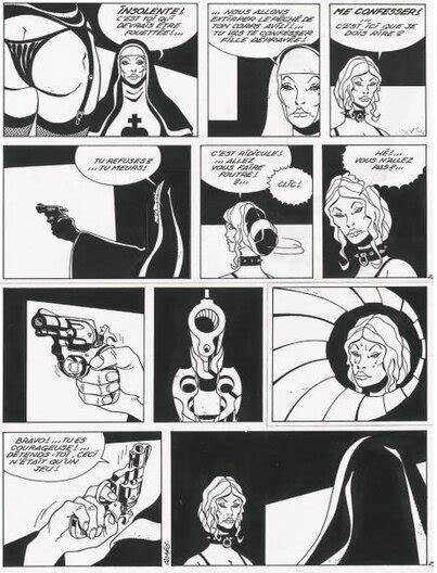 Iris Par Didier Comès Planche Originale