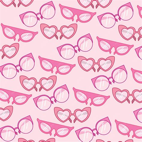 Premium Vector Trending Eyeglasses Seamless Pattern Background Vector