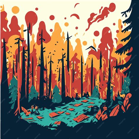 Premium Vector Devastating Impact Of Deforestation Nature Vector