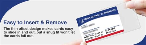10 Pack New Medicare Card Holder Protector Sleeves 12mil