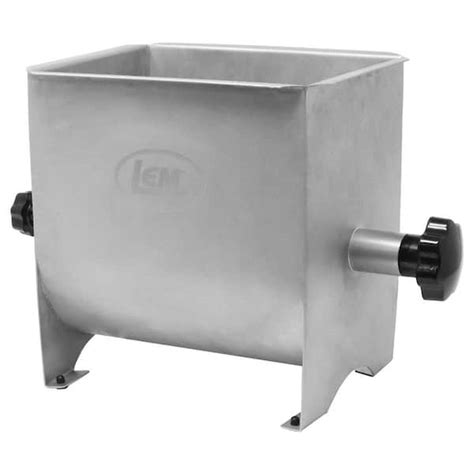 Lem Mightybite 10 Lb Stainless Steel Manual Meat Mixer 48 Qt 1896
