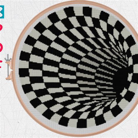 Optical Illusion Crochet Pattern Etsy