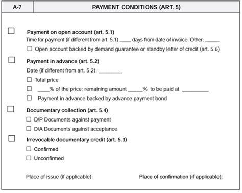 Documentary Collections Instructions For Use