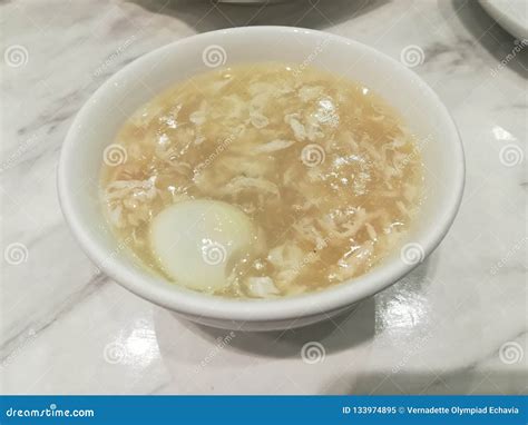 Bowl Of Bird`s Nest Soup Or Saliva Stock Image Image Of Ingredient