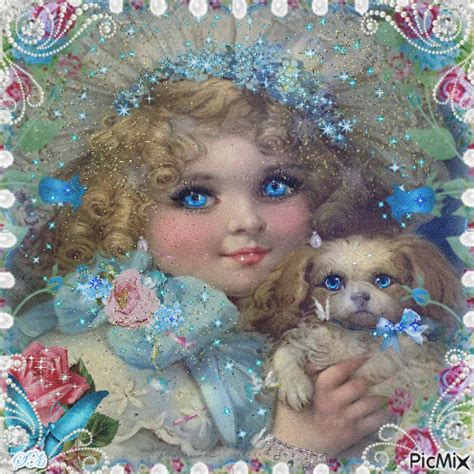 Vintage Girl  Animé Gratuit Picmix