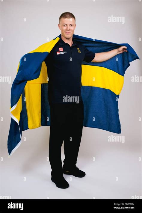 Skicross Athlete David Mobärg Of Sweden Poses For A Portrait During Olympic Camp