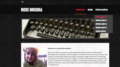 Eportfolios Explained Slide 9 Eportfolio Example Youtube