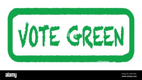 Vote Green Rubber Ink Stamp Stock Vector Image And Art Alamy