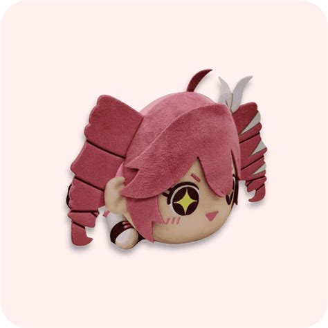 Lying Fat Teto Plush With Hairpin Fatass Teto Plush