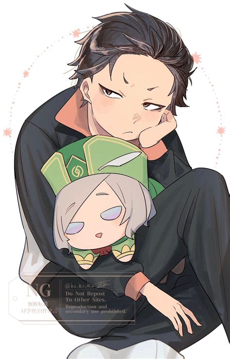 Natsuki Subaru And Otto Suewen Rezero Kara Hajimeru Isekai Seikatsu