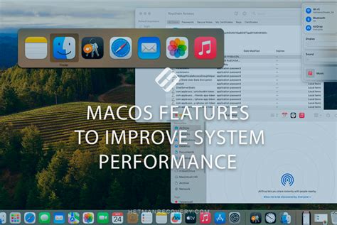 Macos Features To Improve System Performance