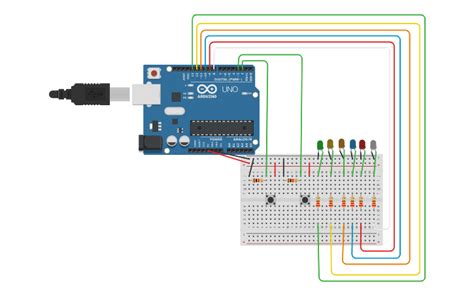 Circuit Design Led Flash Tinkercad