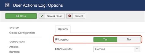 How To View Users Ip Address On Joomla Site