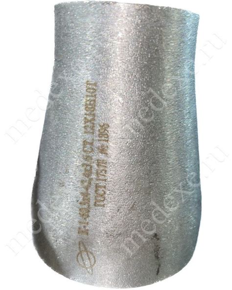 Переход К-1-60,3х4-42,4х3,6 ст.12х18н10т геом. по ГОСТ 17378, Ду 60 Ду2 ...