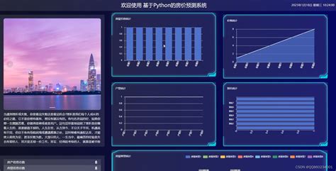 基于python的房价预测系统 爬虫 大屏可视化 python 房天下网站房价数据爬取与可视化分析 csdn博客