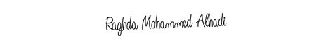 97 Raghda Mohammed Alhadi Name Signature Style Ideas Fine E Signature