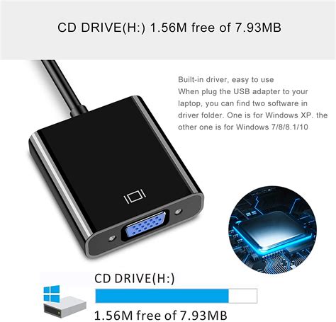 Usb 3 0 2 0 To Vga Usb To Vga Hdmi Male Female 108 Grandado