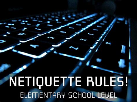 Netiquette Rules By Hannahlulloff