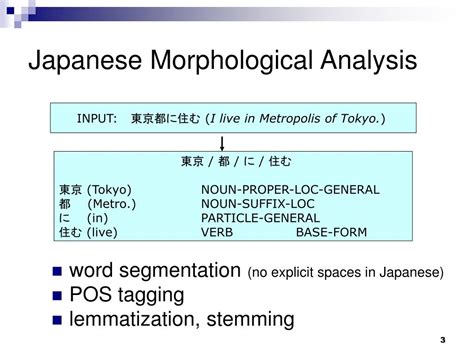 Ppt Applying Conditional Random Fields To Japanese Morphological Analysis Powerpoint