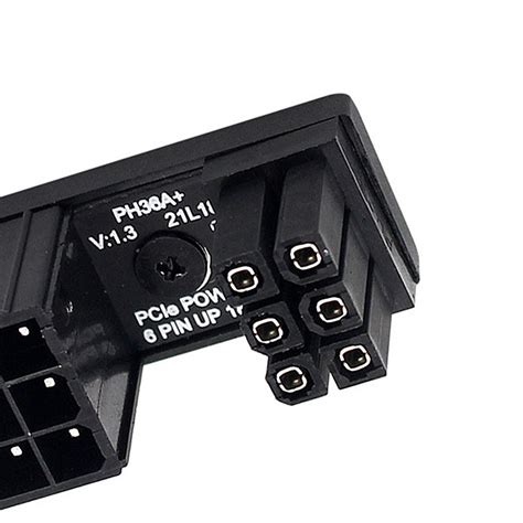 Power Adapter Board 6 Pin Gpu Power Board 180 Degree Angle Gpu Power Connector For Pc Computer