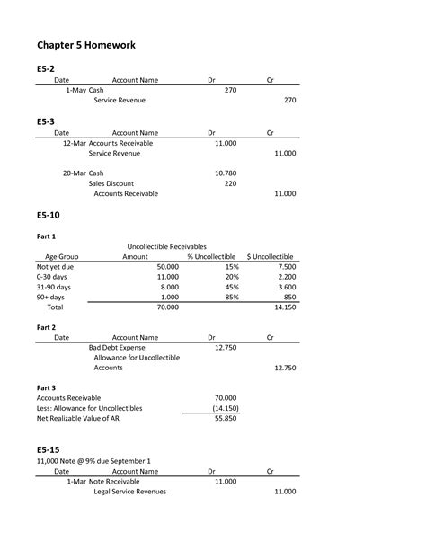 Solution Chapter 5 Homework 3 Studypool