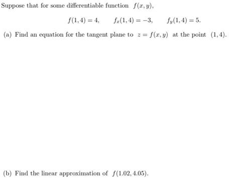 solved suppose that for some differentiable function f x y