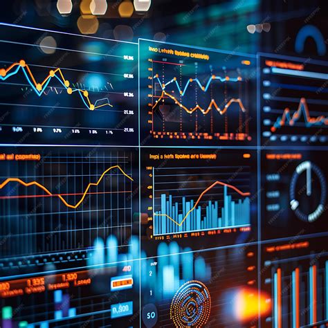 Digital Analytics Dashboard With Key Performance Indicators Premium