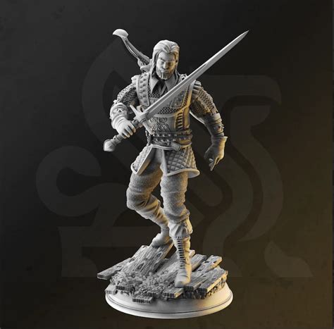 Dnd Mini Human Bard Rogue Warrior Fantasy Tabletop Gaming