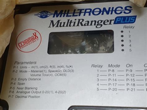 Milltronics Multiranger Plus Niveau Bewakings Units Electrohandel Nl