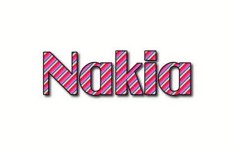 Nakia Logo Herramienta De Diseño De Nombres Gratis De Flaming Text