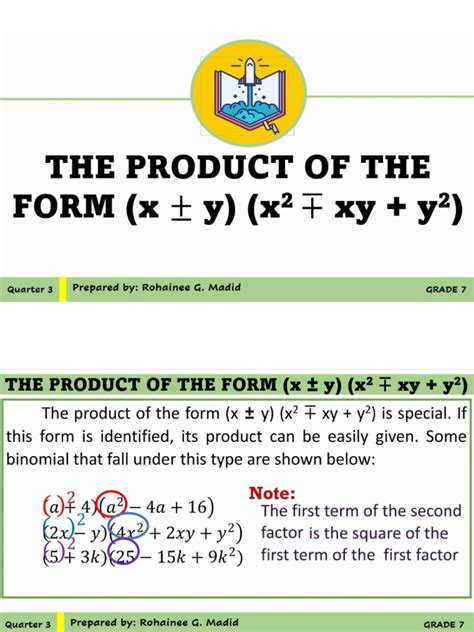 The Product Of The Form X Y X Xyy Pdf