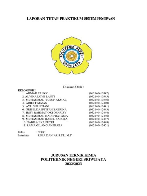 Cover Laprak Tetap Pdf