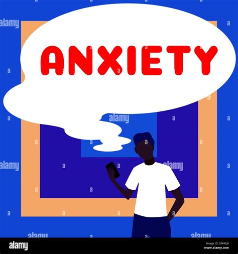 Inspiration Showing Sign Anxiety Internet Concept Excessive Uneasiness