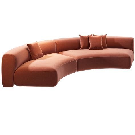 Cosy Curve Modular Sofa 5 By Mdf Italia Dimensiva 3d Models Of Design