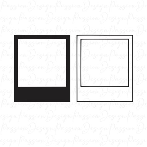 Polaroid Svg Polaroid Outline Polaroid Svg Photo Vintage Svg