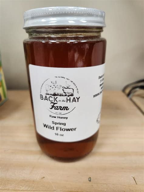 Raw Honey Spring Wild Flower 16oz Back In The Hay