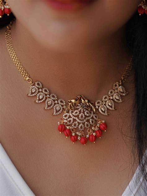 Buy Coral Jewellery Online South India Jewels