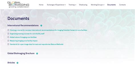 Resources Global Bioimaging