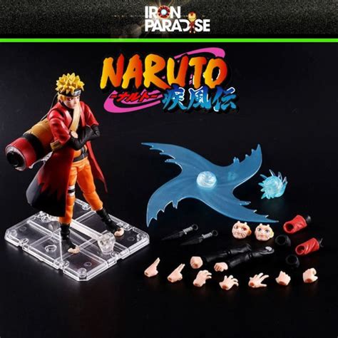Naruto Anime Figure Shf Uzumaki Naruto Sage Mode Helix Maru Action Figure Lazada