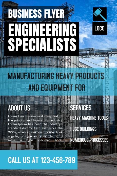 Engineering Flyer Construction Flyer Template Postermywall