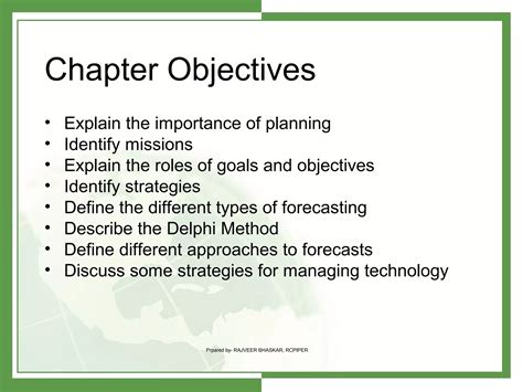 Planning And Forecasting1 Ppt