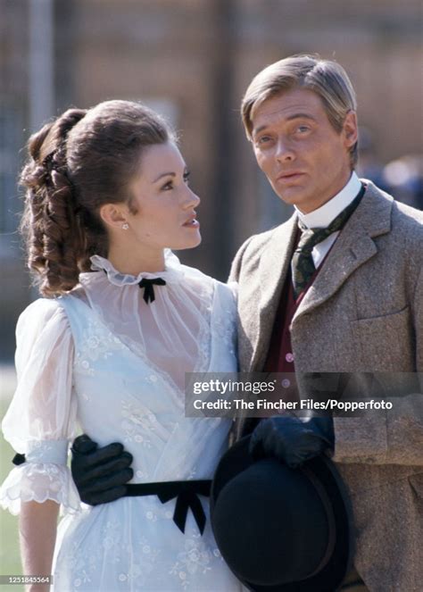 British Actors Jane Seymour And Simon Ward On The Set Of The Movie