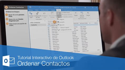 Ordenar Contactos | CustomGuide