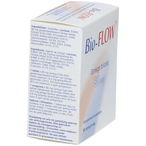 Bio Flow® Ginkgo Biloba 80 Mg 60 St Farmaline