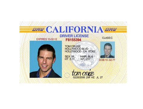 Free Editable Drivers License Template